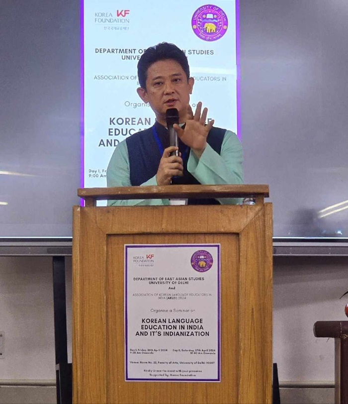 임상우 공사, 델리대학교 AKLEI 세미나 참석 (4.26) 상세보기|공관 주요 활동 | 주인도 대한민국 대사관